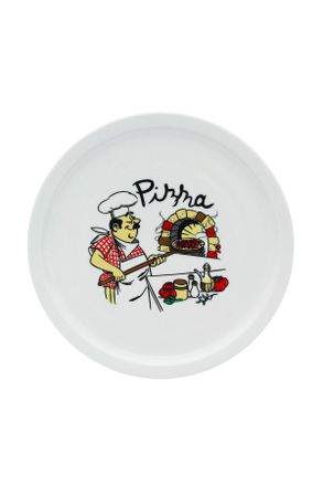 Boxxx Pizzatellerset, Keramik, 4-teilig, Essen & Trinken, Geschirr, Teller, Pizzateller