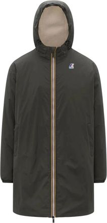 K-Way Femme, Manteaux, Vert, Taille: 42 FR Le Vrai 4.0 Eiffel East Orsetto Jacket