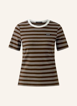 Oui T-Shirt braun