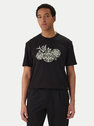 HUGO BOSS T-Shirt Dangen 50558415 Schwarz Relaxed Fit