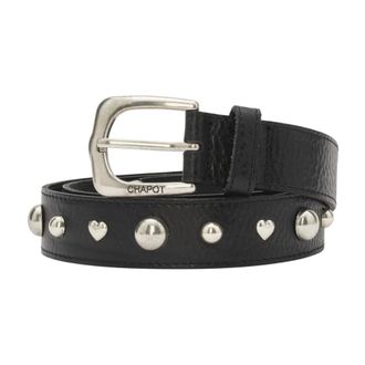Fab By Fabienne Chapot Fabienne Chapot, Femme, Accessoires, Noir, Taille: 75 CM Play Of Studs Belt Leather