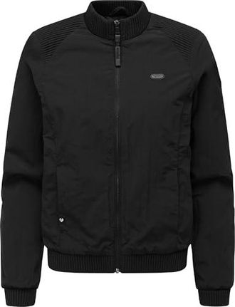 Ragwear Veste demi-saison l&eacute;g&egrave;re et imperm&eacute;able pour femme style bomber Chenna Summer YOUMODO XS &agrave; 3XL, Noir uni, XXL