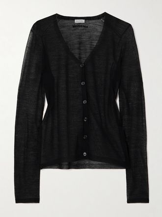 Acne Studios Cardigan Aus Einer Wollmischung - Schwarz