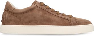 Tod's Homme, Chaussures, Brun, Taille: 44 EU Suede Baskets