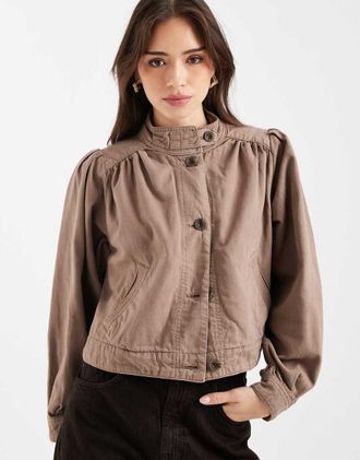 Levi's Parka vintage courte - Beige-Vert