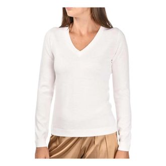 Gran Sasso Scollo V Pullover - - Knitwear - Herren - Wei&szlig; - XS