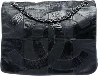 Chanel Sac bandouli&egrave;re vintage doccasion - Femme - Pre-owned - Noir - Taille: ONE Size
