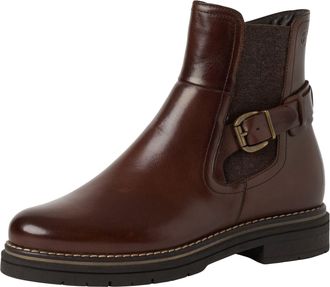 Tamaris Damen Stiefel Leder braun 37