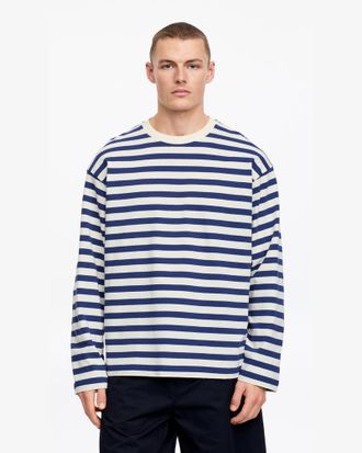 Arket Lockeres Langarmshirt -Blau