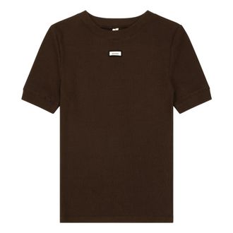 Entire studios Lounge Tee - - Tops - Damen - Braun - XS