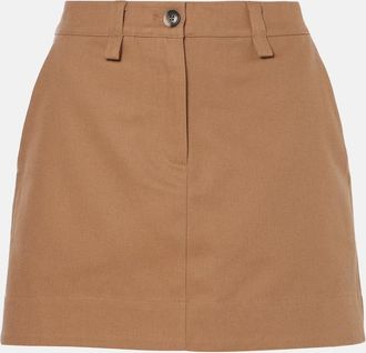 Proenza Schouler White Label Minirock Silas aus Gabardine