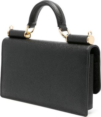 Dolce & Gabbana Iguana-Embossed Calf Leather Clutch - Black