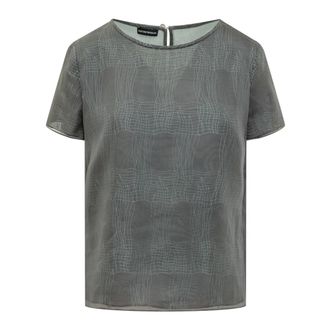 Emporio Armani Kurz&auml;rmeliges T-Shirt - - Blouses & Shirts - Damen - Mehrfarbig - S