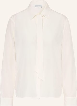 PESERICO Peserico Hemdbluse Aus Seide Mit Abnehmbarer Schluppe weiss