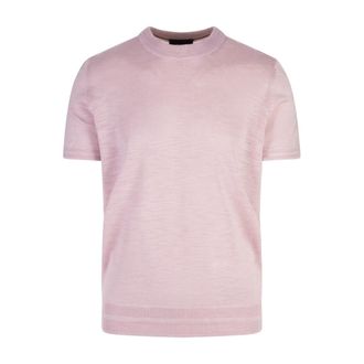 HUGO BOSS Homme, Pulls, Rose, Taille: XL Pull rose &agrave; c&ocirc;tes