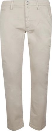 Jacob Cohen Homme, Pantalons, Beige, Taille: W33 Pantalon Coupe Droite