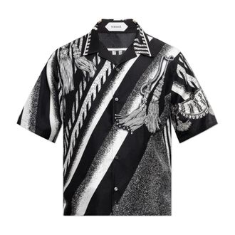 Versace Formula 6 Silk Shirt - - Shirts - Herren - Schwarzk - XL