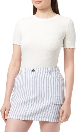 Only Minirock Damen, Bright White, M