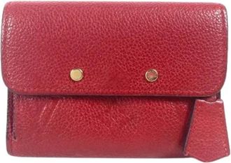 Louis Vuitton Portefeuille Tri-fold Pre-owned - Femme - Pre-owned - Rouge - Taille: ONE Size
