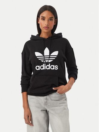 adidas Sweatshirt adicolor Trefoil FM3307 Schwarz Regular Fit