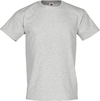 Fruit Of The Loom Fruit of The Loom Herren T-Shirt Heavy Cotton T 180.01, Gr. Medium, Grau (Heather Grey 123)