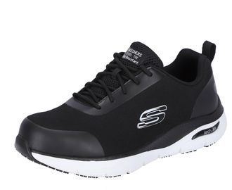 Skechers Herren Arch Fit Sr Ringstap Sneaker, Schwarz/Wei&szlig;, 42 EU