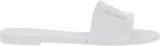 Dolce & Gabbana Wei&szlig;e Gummisandalen - - Shoes - Damen - Wei&szlig; - 41 EU
