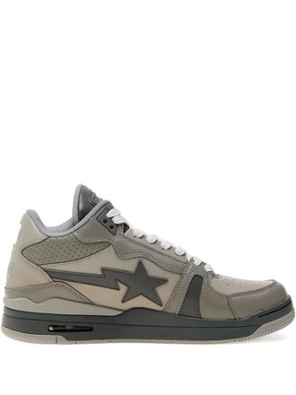 A Bathing Ape Bape Clutch Sta 1 High-Top-Sneakers mit Sternen - Grau