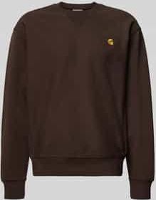 Carhartt Work in Progress Sweatshirt mit Label-Stitching