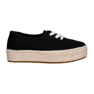 Toms Toms, Femme, Chaussures, Noir, Taille: 37 1/2 EU Espadrille compens&eacute;e &agrave; lacets Valencia