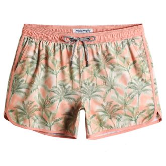 Maamgic Herren Badeshorts Vintage Retro Boardshorts 4 Way Stretch Schnelltrocknend mit Mesh-Futter und Verstellbarem Tunnelzug MEHRWEG, Kokosnuss Hellpink, XX