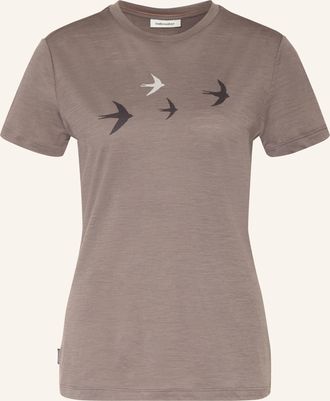 Icebreaker Funktionsshirt Mer 150 Aus Merinowolle beige