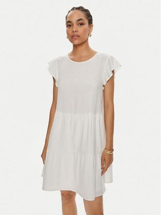 Vila Sommerkleid Summer 14098932 Wei&szlig; Regular Fit