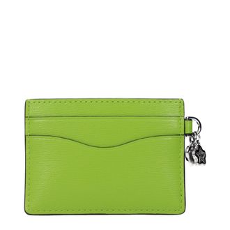 Tory Burch Leather Card Case - Green
