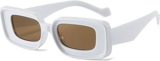 Generic Lunettes De Soleil Dext&eacute;rieur &Agrave; Petite Monture For Hommes, For Vacances, Sport, Conduite(White)