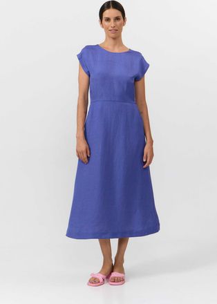 Suite13lab Damen vegan Kleid Tinto Mittelblau