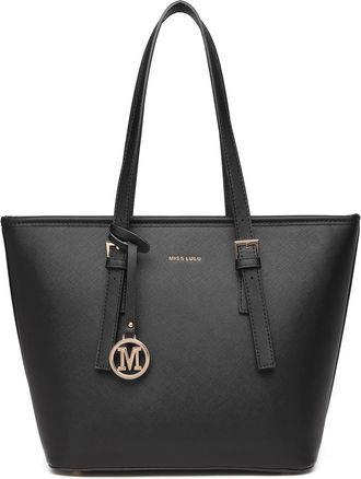 Miss Lulu Damen Handtasche Groß Taschen Shopper Tasche für Schule Mode Schultertaschen Tote Bag für Arbeit Freizeit