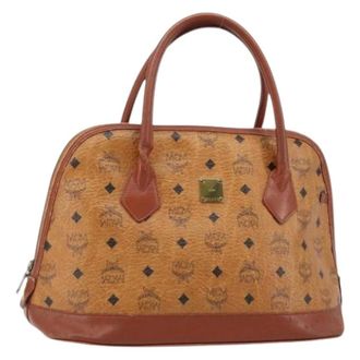 MCM Sac &agrave; main Pre-owned - Femme - Pre-owned - Brun - Taille: ONE Size