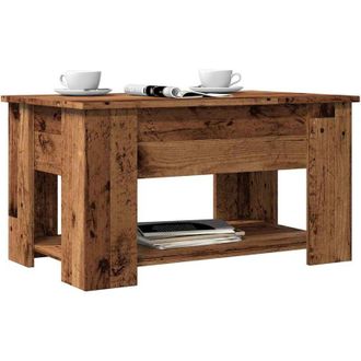 vidaXL Vidaxl - Table basse vieux bois 79x49x41 cm bois ding&eacute;nierie