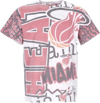 Mitchell & Ness T-Shirt - - Tops - Herren - Wei&szlig; - XL