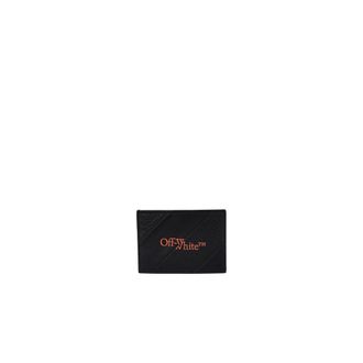 Off-white Homme, Accessoires, Noir, Taille: ONE Size Porte-cartes Intarsia Diagonal