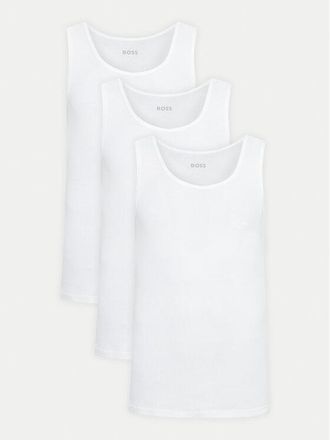 HUGO BOSS Tanktop-Set 50542132 Wei&szlig; Regular Fit