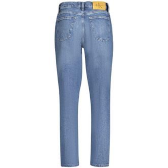 Calvin Klein Cotton Mom Jeans - Blue