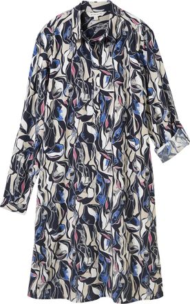 Tom Tailor Damen 1043047 Jersey Kleid mit Muster, 35892-Organic Shapes Design, 44