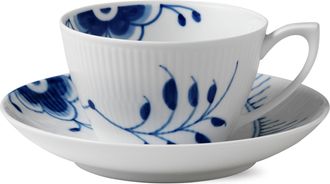 ROYAL COPENHAGEN Tasse Mit Untere Tee/Capuccino 28 Cl, Blau, 1 Stück (1er Pack)