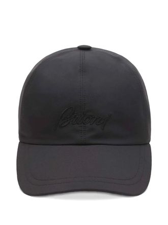 Brioni Performa embroidered cap - Blau