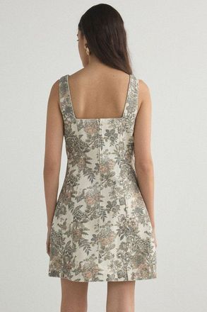 Next Jeanskleid Denim-Minikleid mit Karree-Ausschnitt (1-tlg)