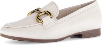 Gabor Damen Slipper, Frauen Slip On,Freizeitschuhe,Mokassins,Halbschuhe,Slides,Schlupfschuhe,schluepfschuhe,Creme (broncematt),38.5 EU / 5.5 UK