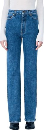 Khaite Femme, Jeans, Bleu, Taille: W29 Jean Droit Cinq Poches