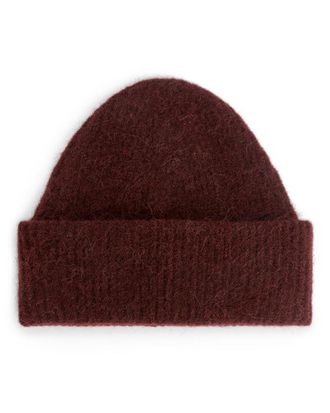 Arket Beanie Aus Alpakawolle Und Wolle -Rot